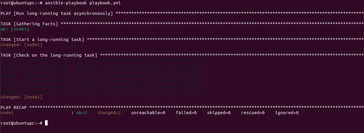 How to Handle Long Running Tasks in Ansible