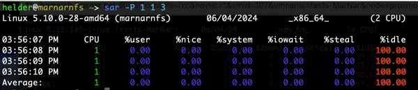 Using sar Command in Linux to Get System Resource Stats