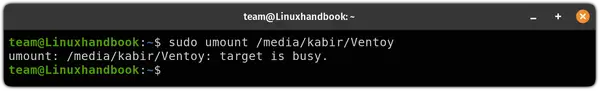 Umount Command In Linux Unmount Disks And Partitions