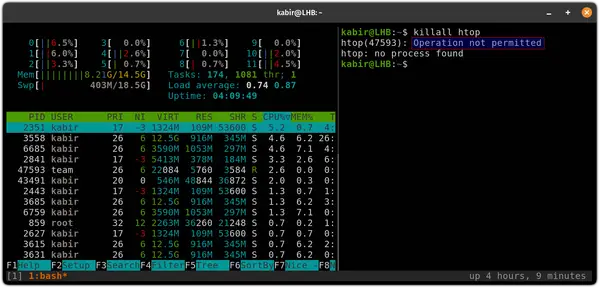 killall Command Examples in Linux