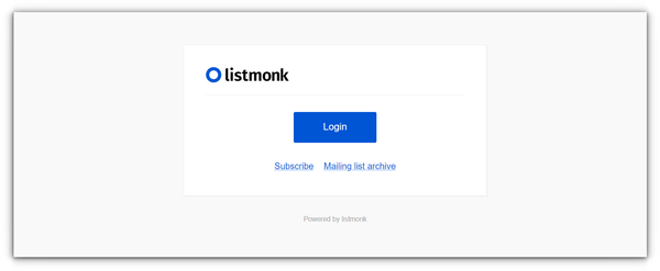 Installing Listmonk - Self-hosted Newsletter and Mailing List Manager