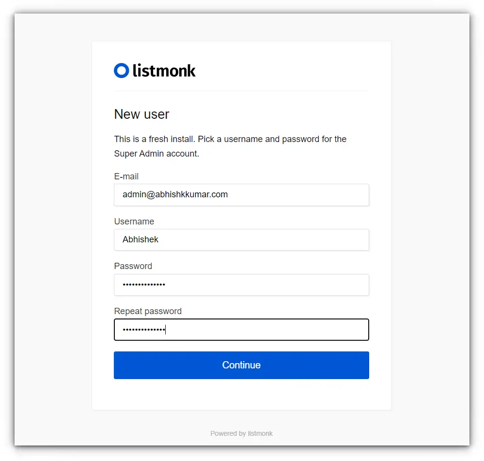 Installing Listmonk - Self-hosted Newsletter and Mailing List Manager