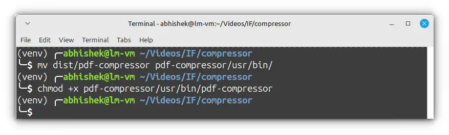 Packaging A Python App To Executable Deb Binary