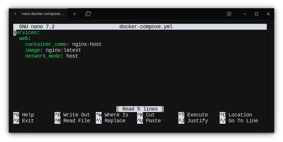 Using Docker Compose With Host Network Configuration