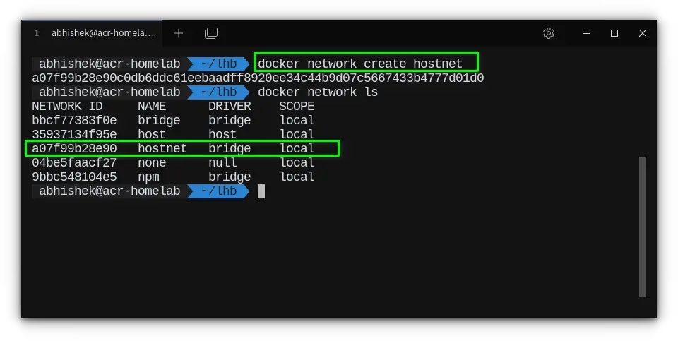 Using Docker Compose with Host Network Configuration