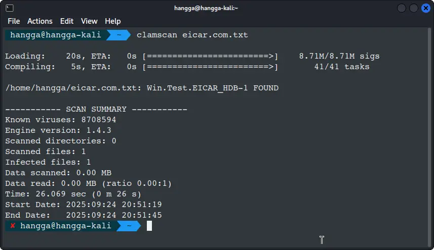 Simulating and Detecting Malware Attacks on Linux With ClamAV